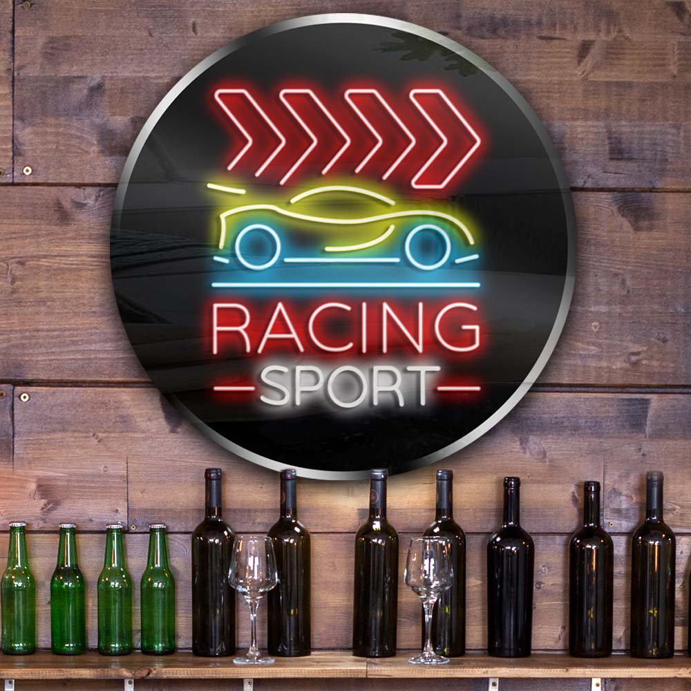 Personalised LED Neon Sign RACING | Illuminart